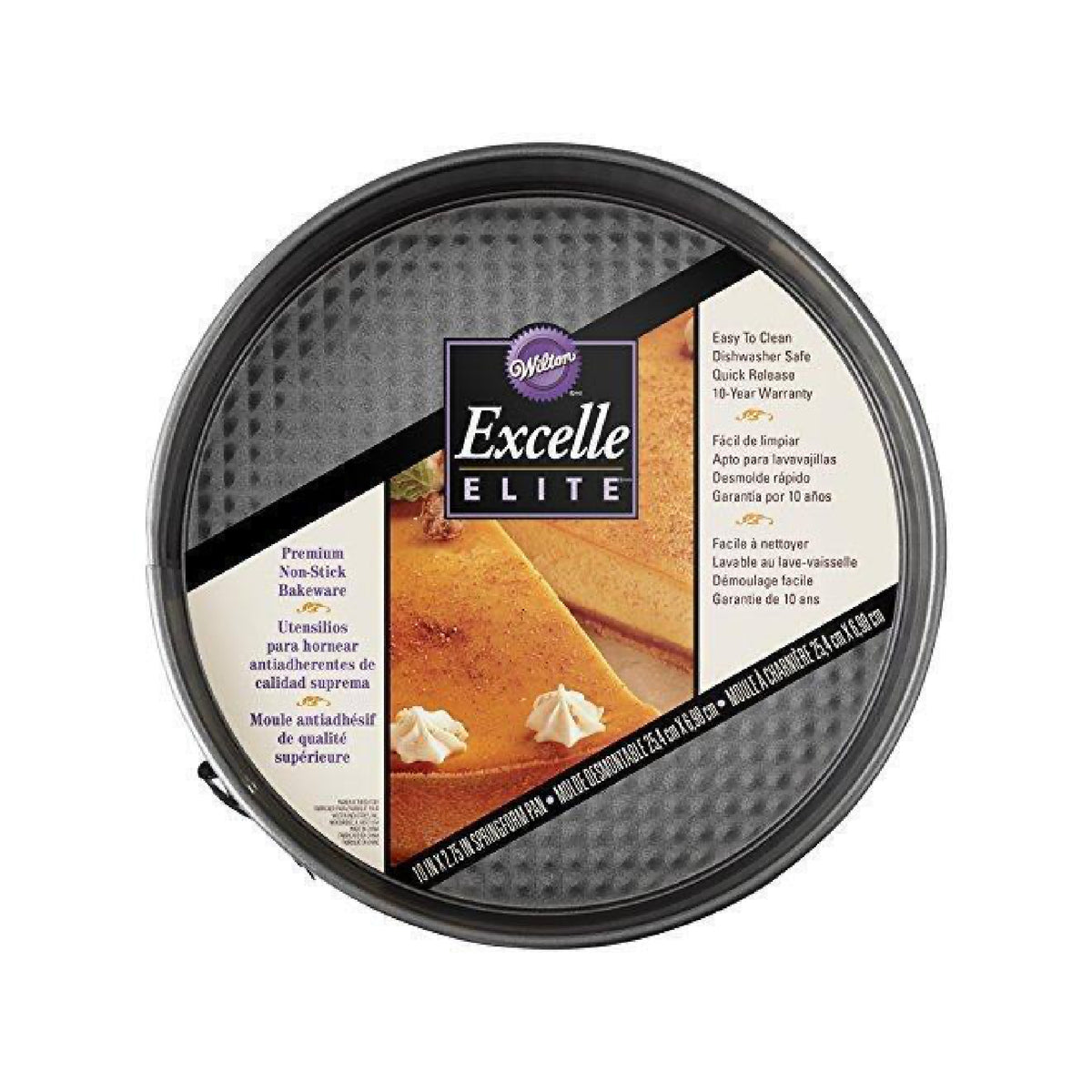 MOLDE DESMOLDABLE CIRCULAR 25,4 X 6,99 CM (NEGRO) WILTON – Punto Nieve